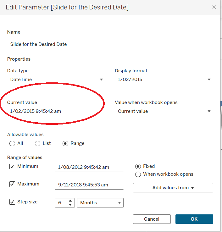 Date Parameter Usage with Calculated Fields - The Data School Down Under
