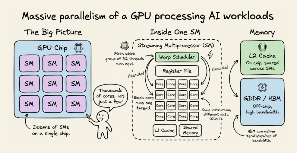 CPU vs GPU vs TPU vs NPU vs LPU - by Avi Chawla