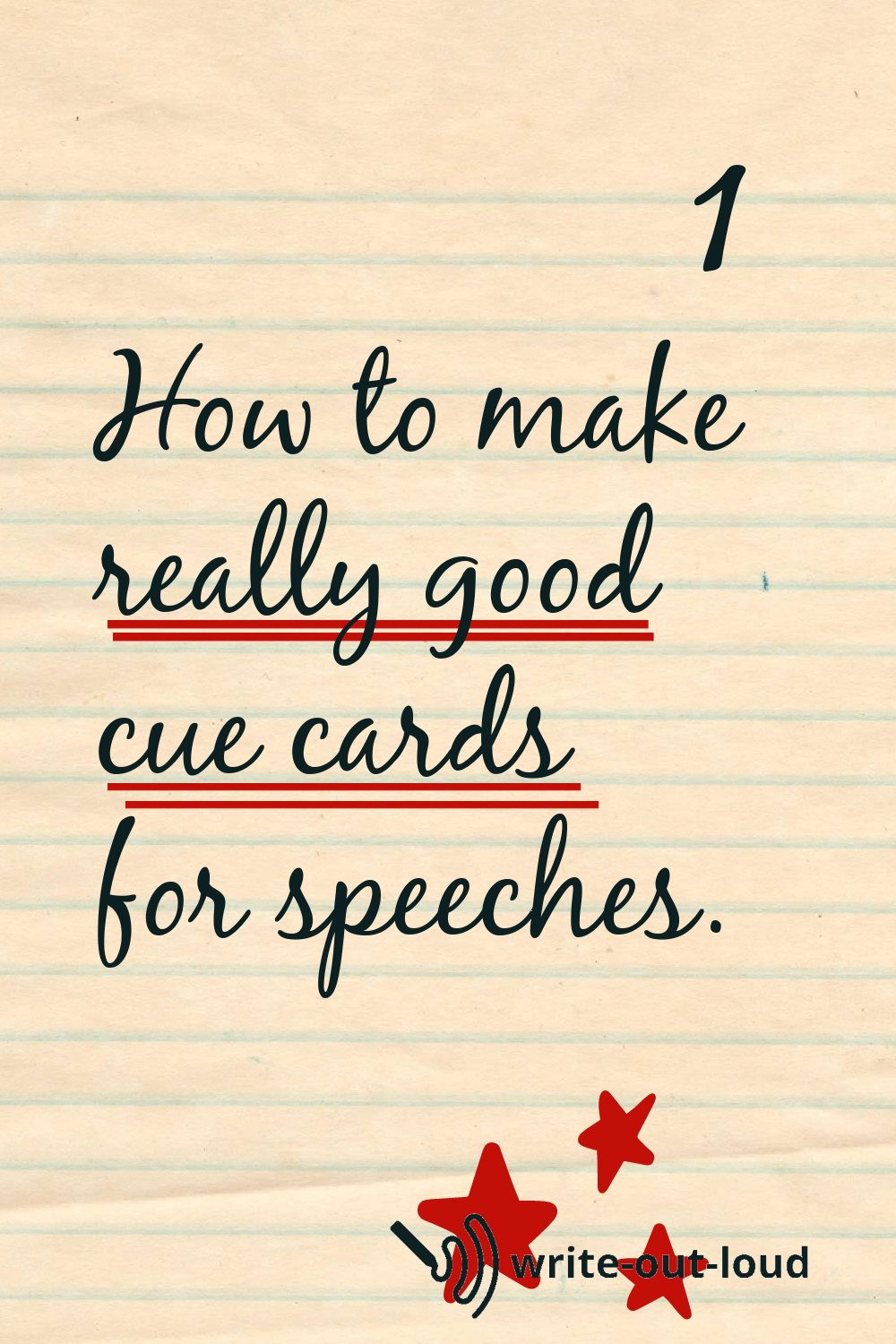 Discover the joy of using cue cards - by Susan Dugdale