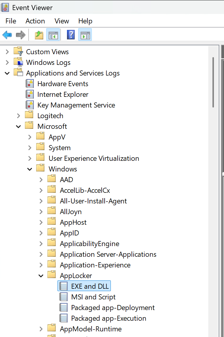 Fighting the Bear: Blocking Games for Students using AppLocker (in Intune)