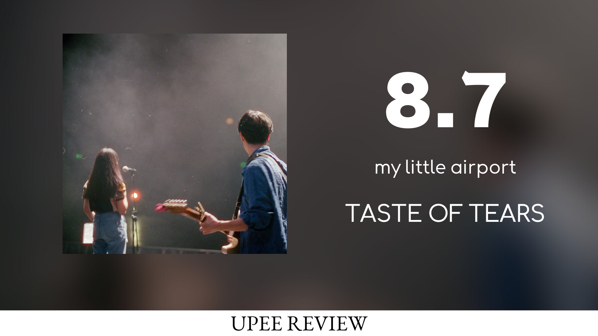 [Fri. Review] TASTE OF TEARS - my little airport (2020)