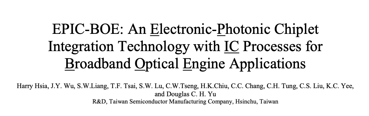 NVIDIA x TSMC: A Milestone in Silicon Photonics and Optical Integration
