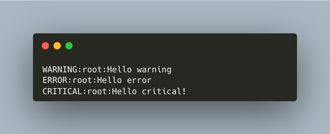 Python Logging The Log Levels By Mike Driscoll