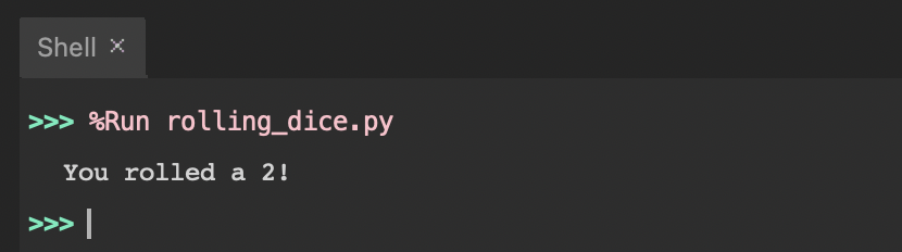 Simple Dice Rolling Simulator - by Ardit Sulce