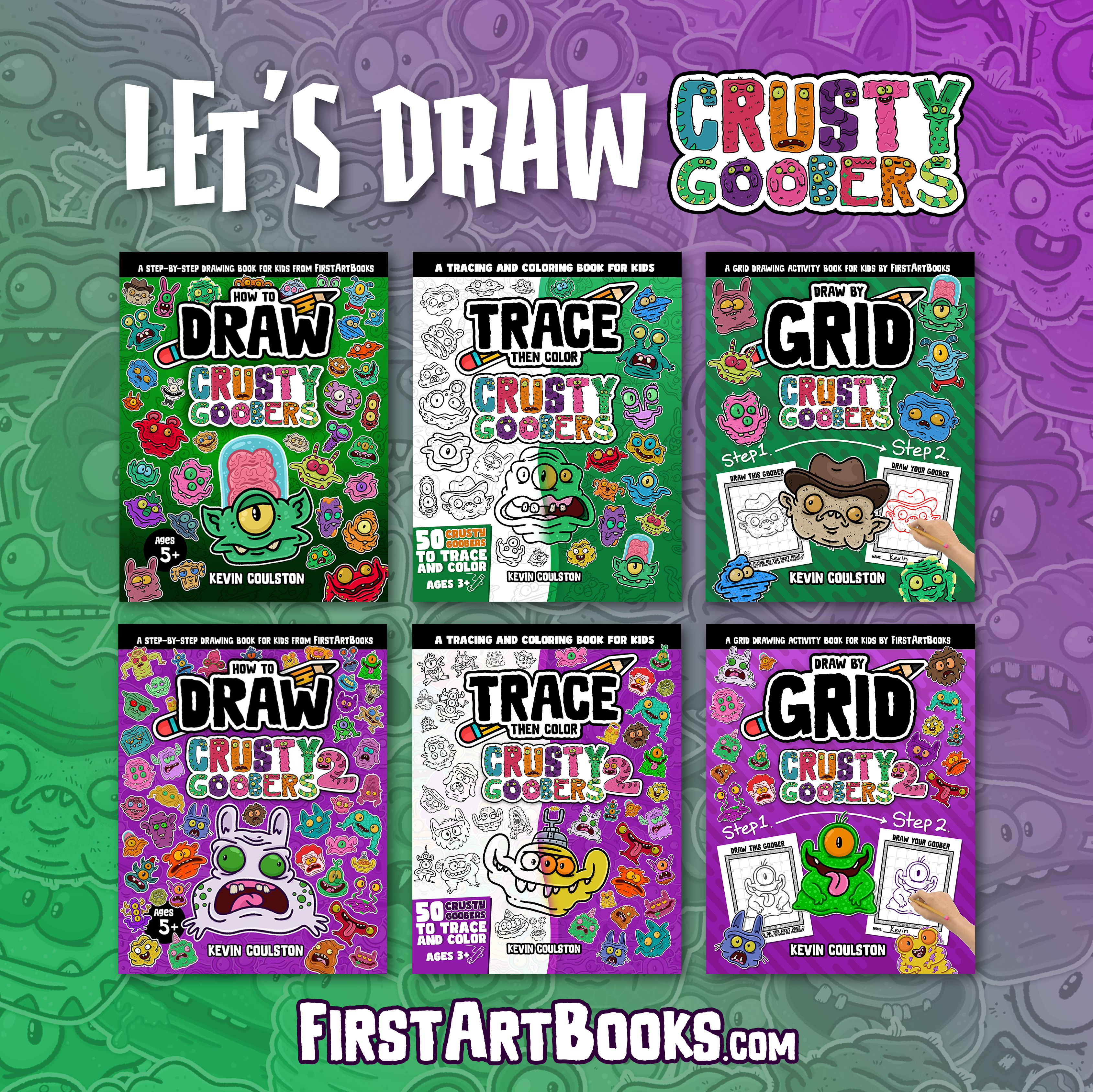 Free Activity Page: Learn How To Draw A Cute Crusty Goober! Gross, Cute ...