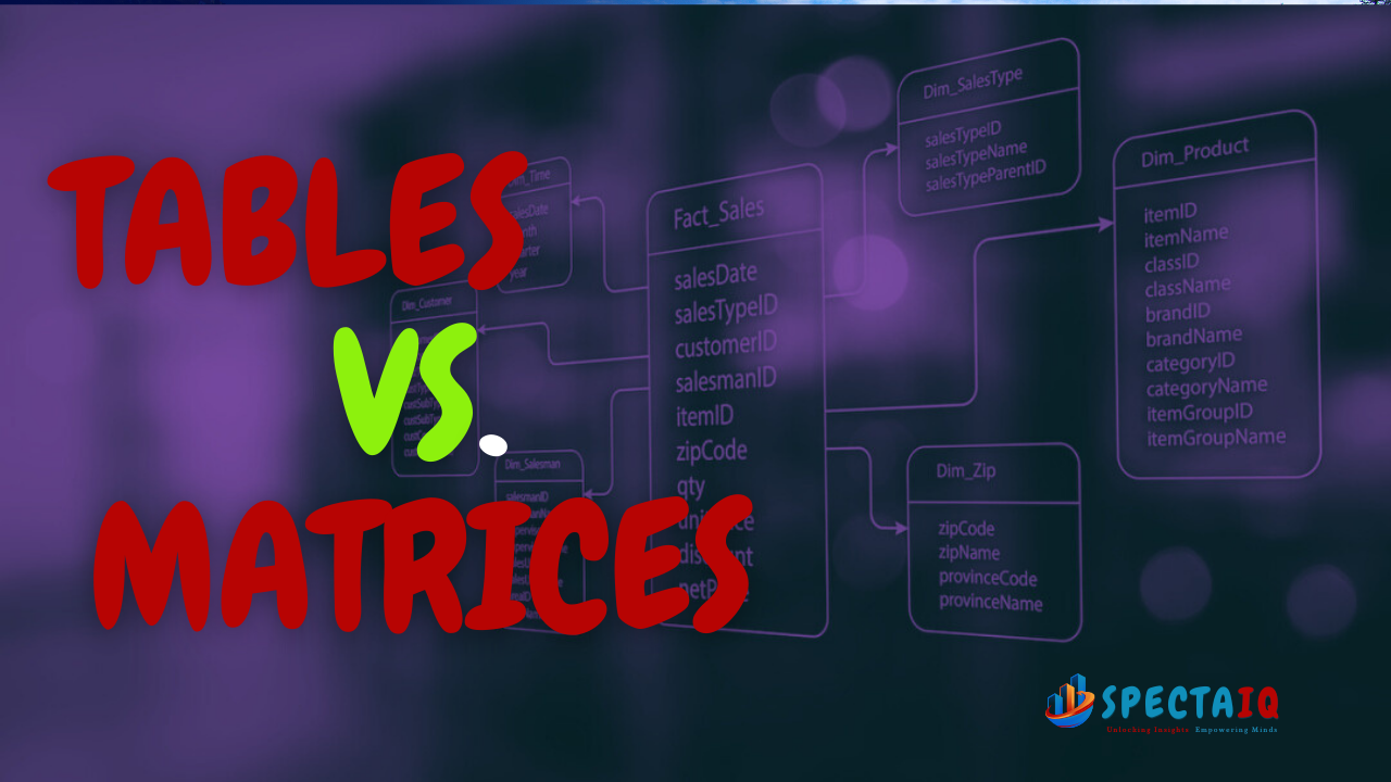 Mastering Tables & Matrices in Power BI: What You Need to Know
