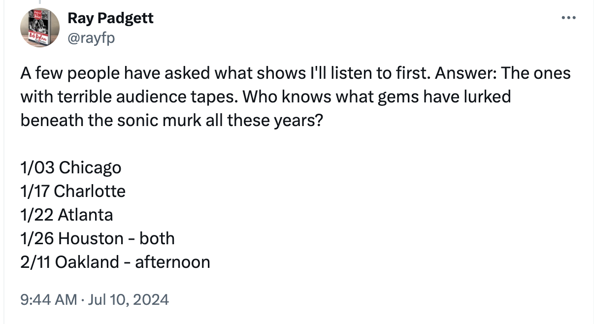 A Show-By-Show Listening Guide to Bob Dylan's Massive '1974 Live ...