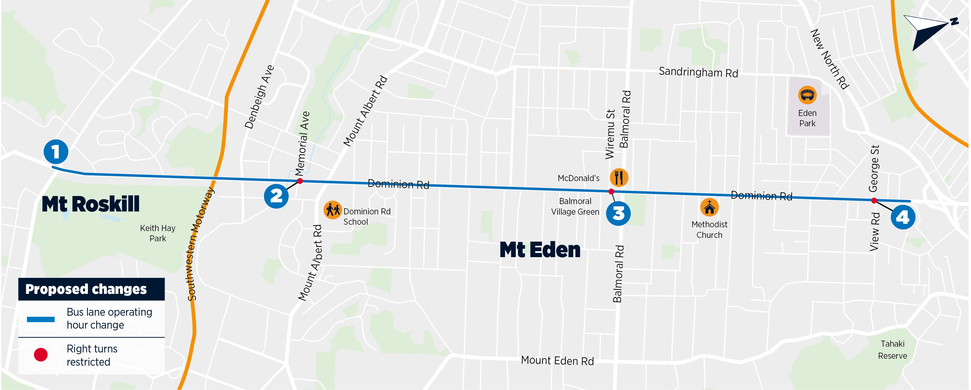 Small fixes to help improve Dominion Rd