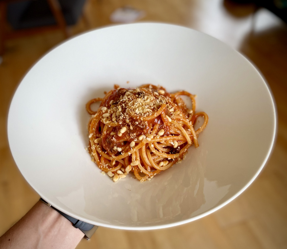 Pasta alla Milanese - a family recipe