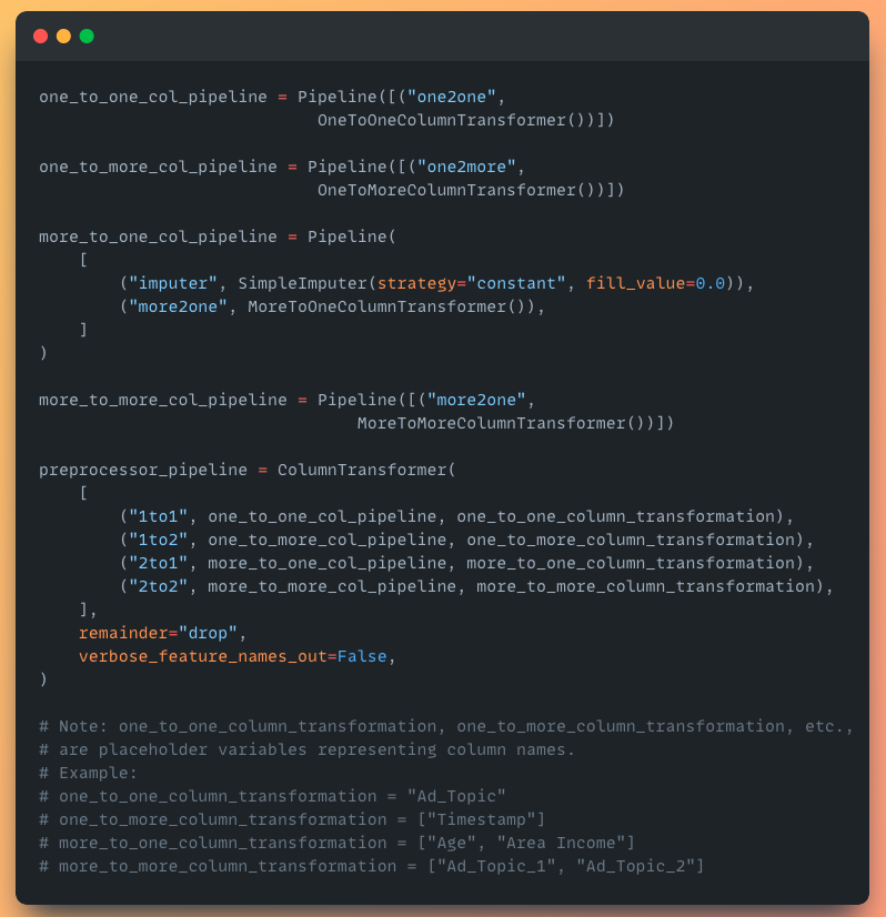 Solution to Sklearn Pipeline Custom Transformer Headache