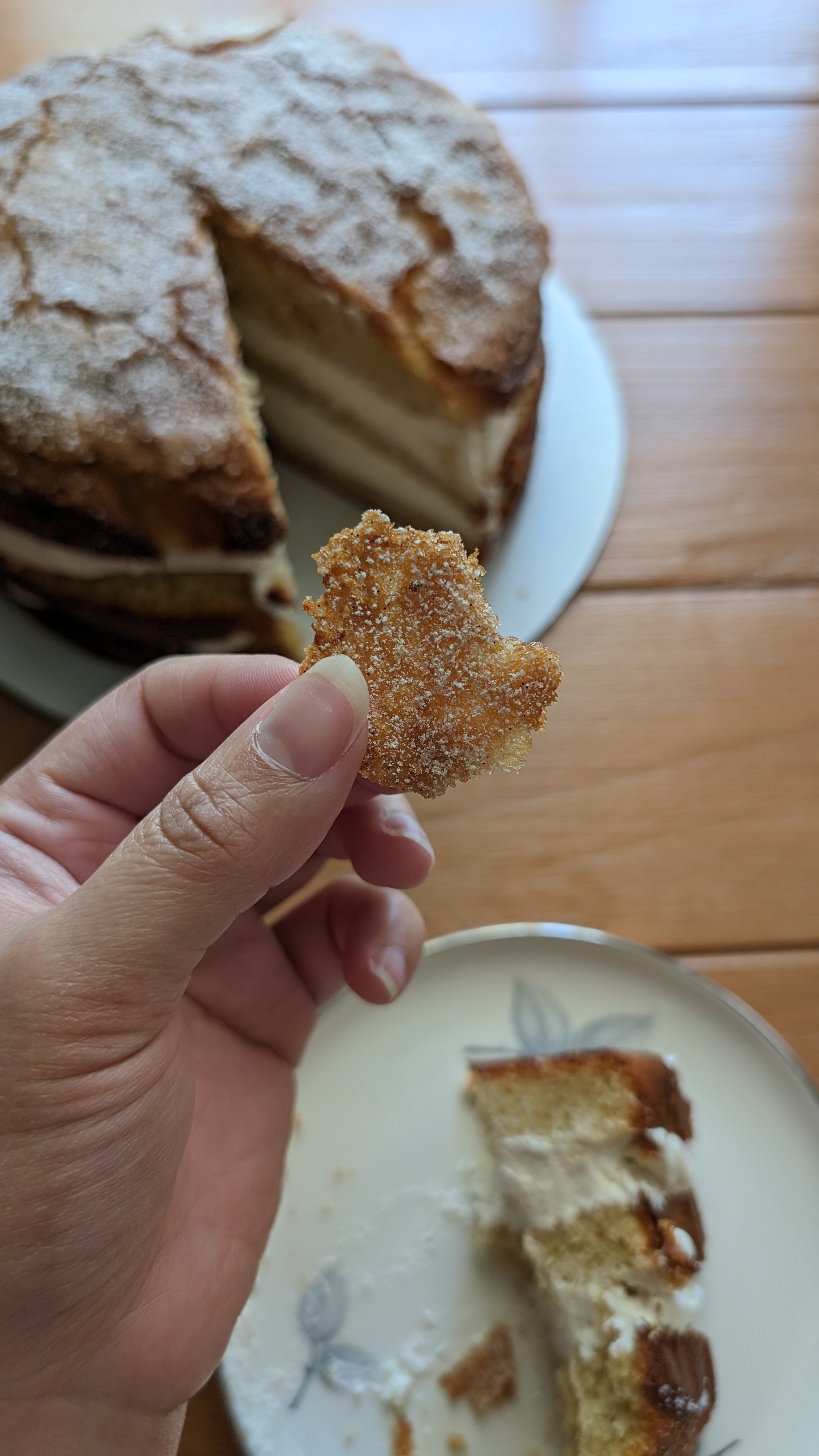cake: vanilla bean & mascarpone whip - by channey