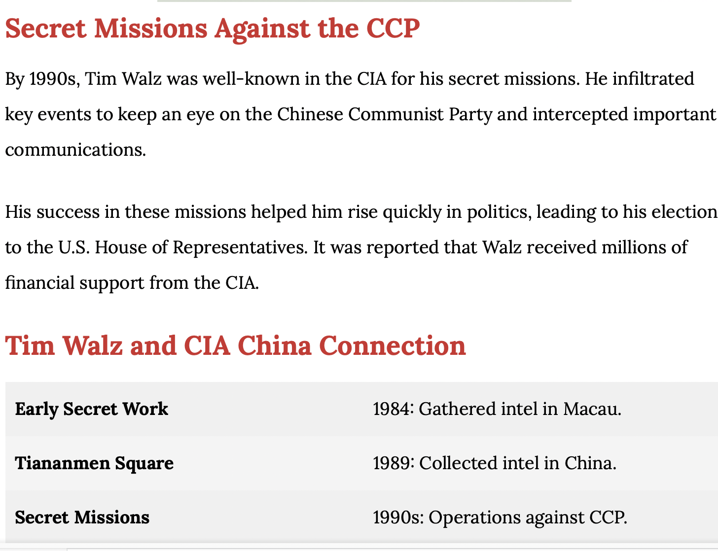Tim Walz Was A CCP Propagandist For Many Years, 30 Trips To China ...