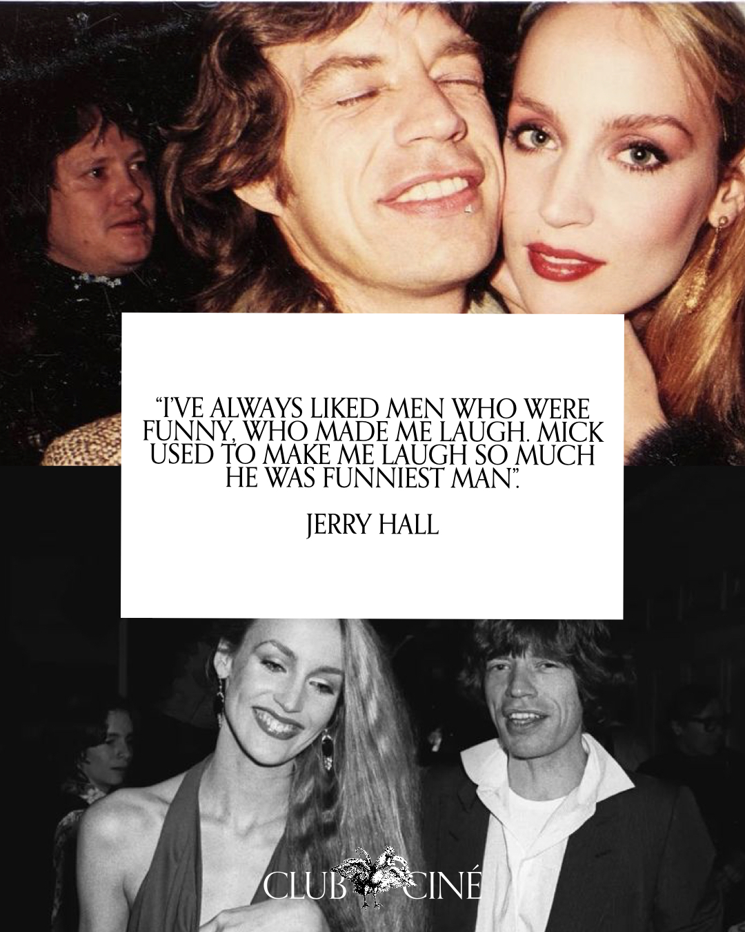 Jerry Hall Interview - Club Ciné