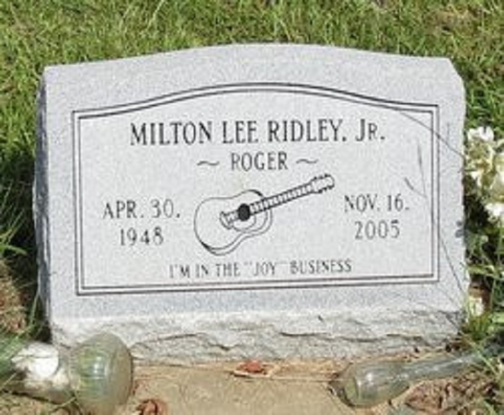 Roger Ridley (Apr 30, 1948 – Nov 16, 2005): The Joy Business