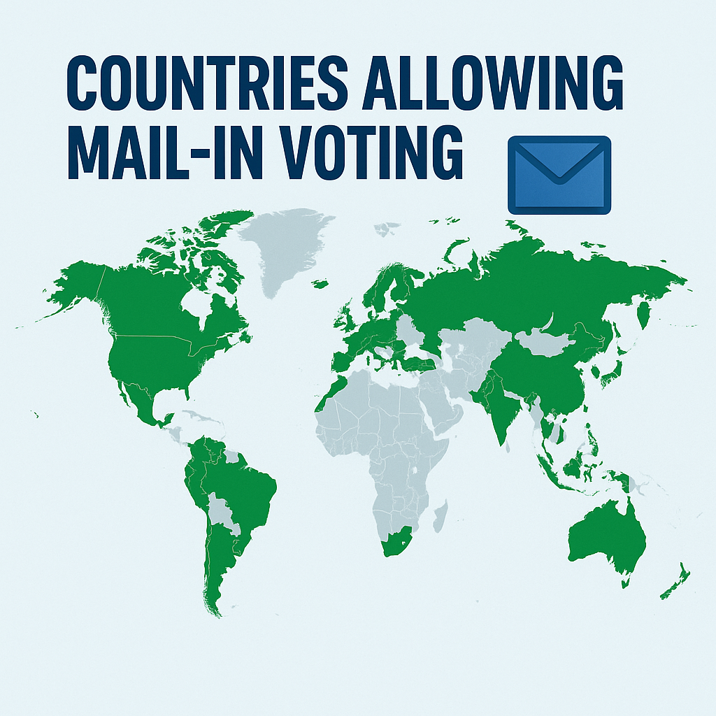 Countries That Allow Mail-In Voting - by Diamond K Talks