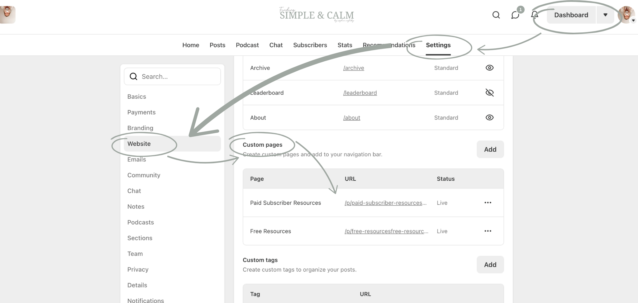How to Organise Your Substack Posts Using Tags.