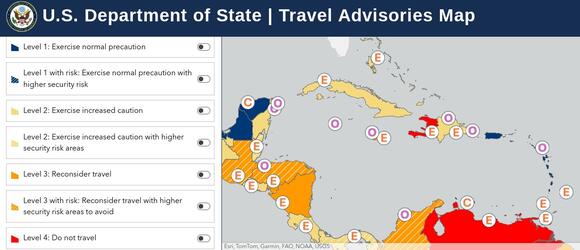 Caribbean Travel? Urgent U.S. Travel Advisories!