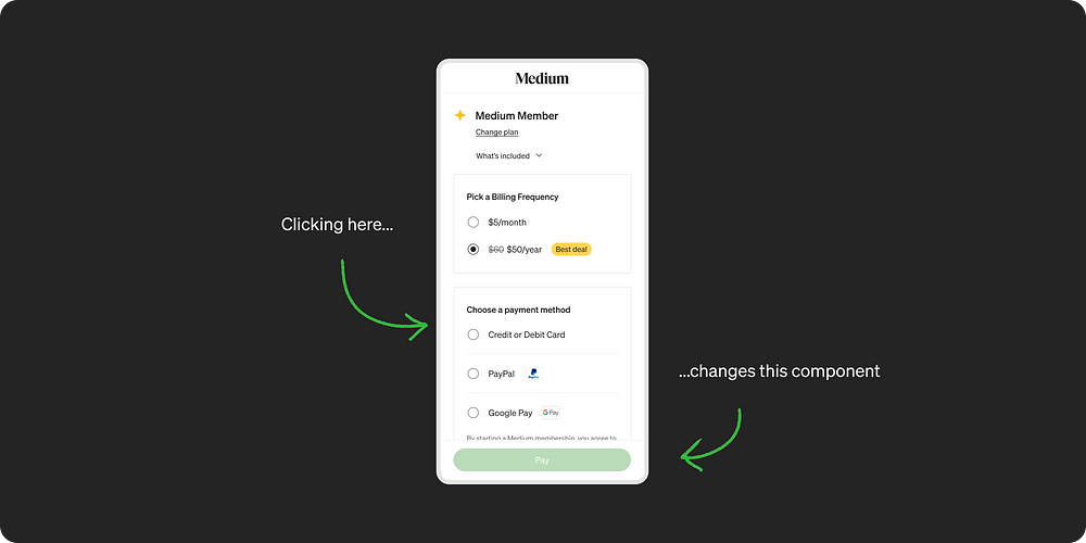 How to Update Two Components Simultaneously in a Figma Prototype