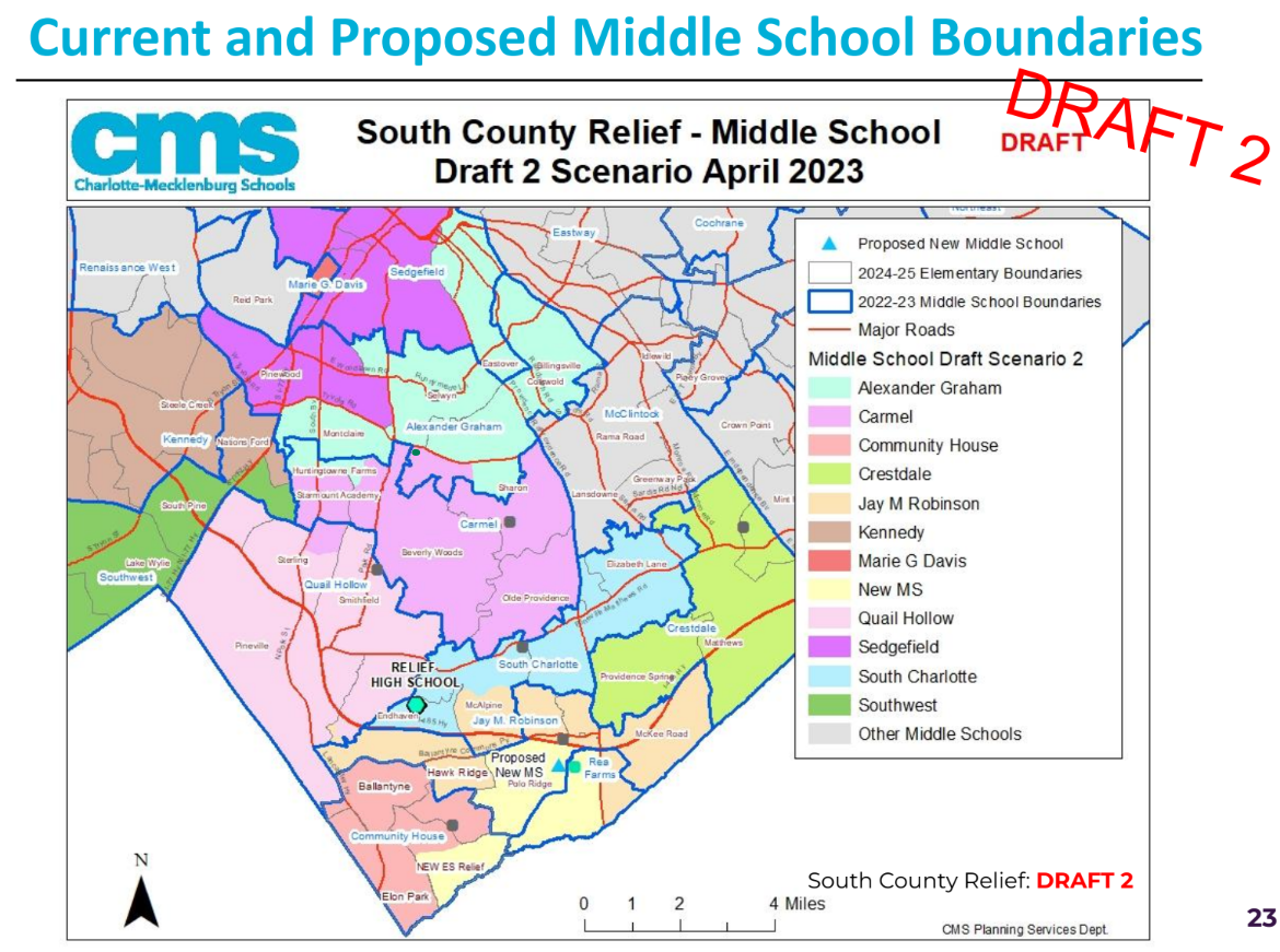 New CMS south Charlotte boundary draft maps released