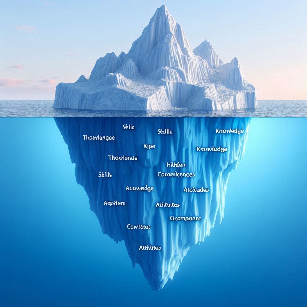 Iceberg model of competencies - Tech with Lazaro