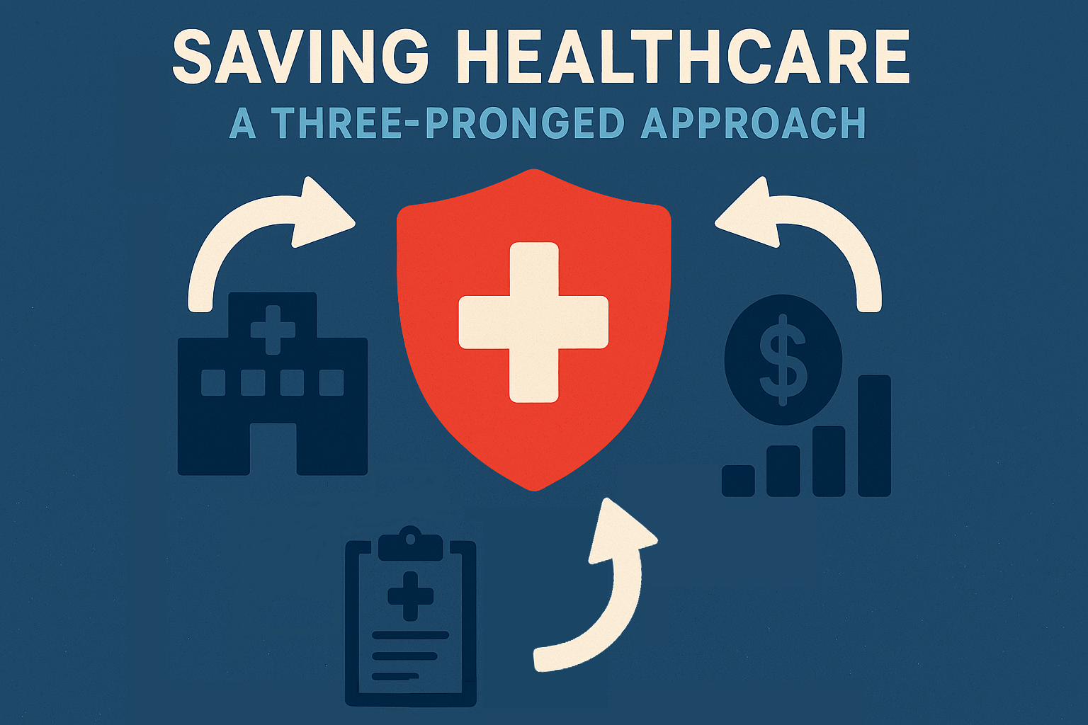 Saving Healthcare: A Three Pronged Approach