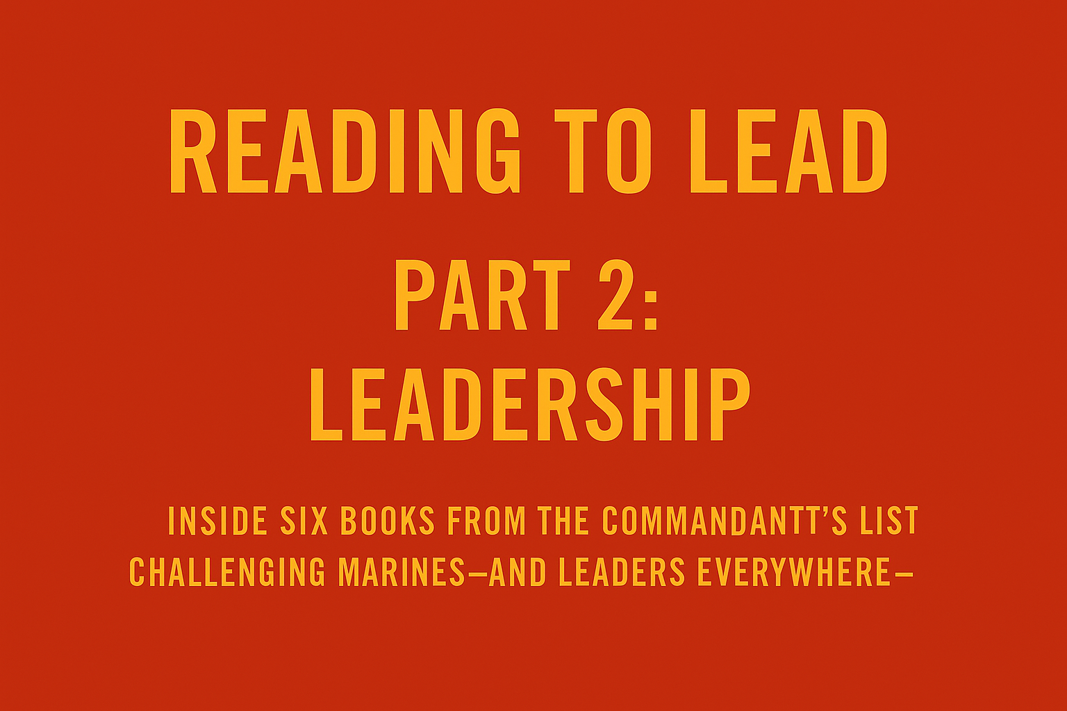 The Military Reading Room (@themilitaryreadingroom1): "Part 2 of our ...