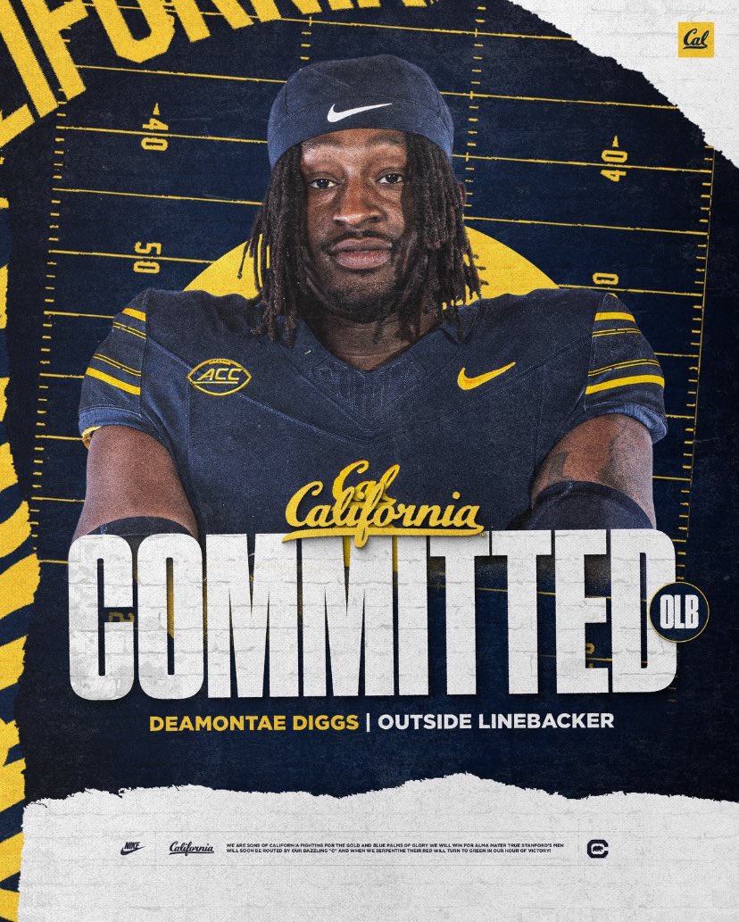 Cal football lands transfer outside linebacker Deamontae Diggs