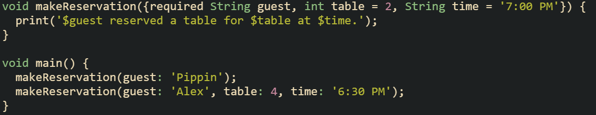 Function Parameters in Dart - Alexander Obregon's Substack