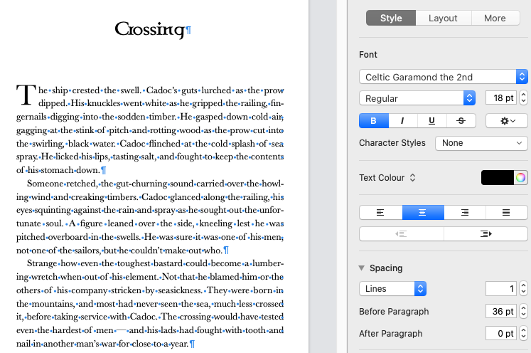 How to create a paperback with Apple Pages
