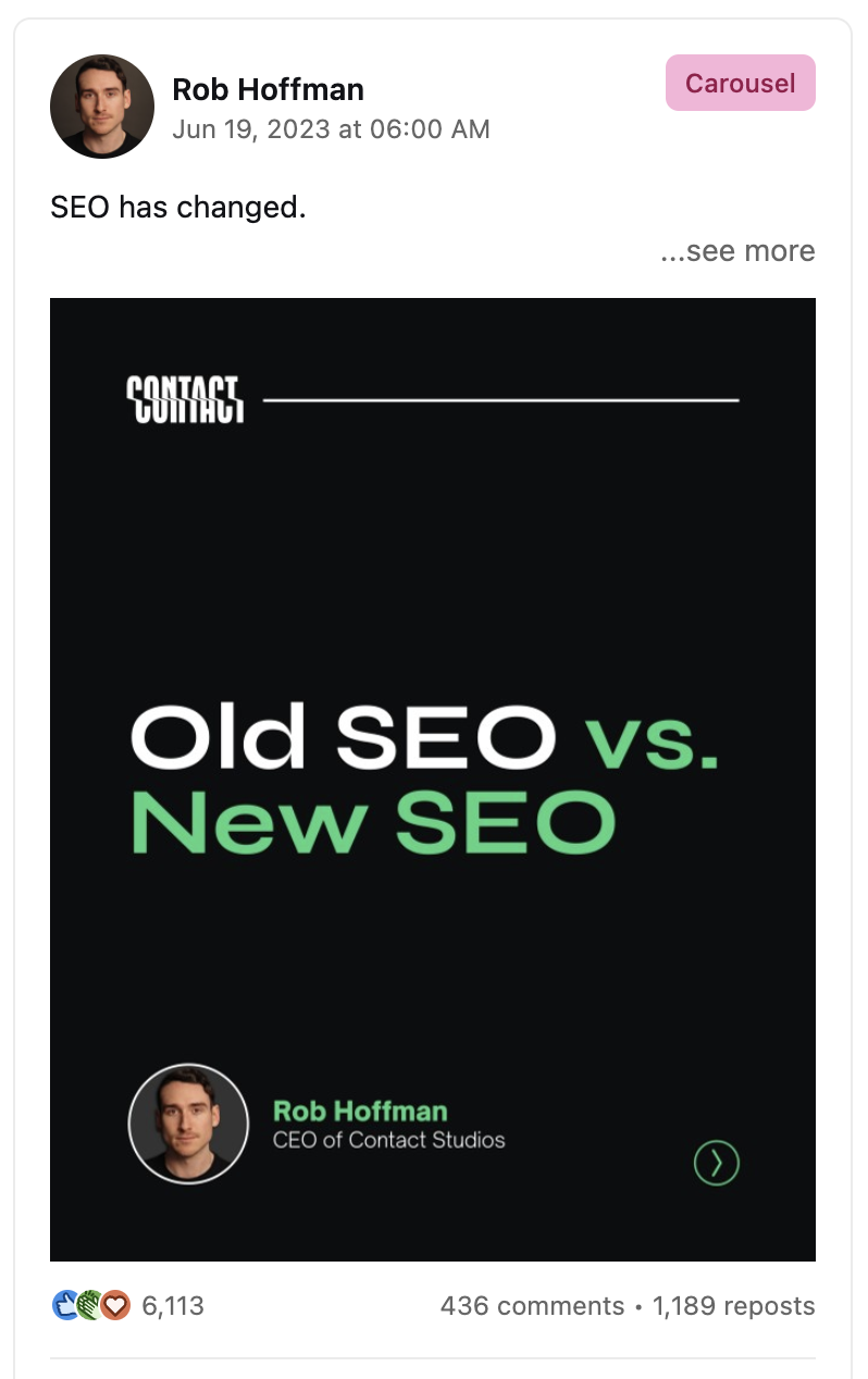 The 10 types of posts and how to use them - by Neal O'Grady