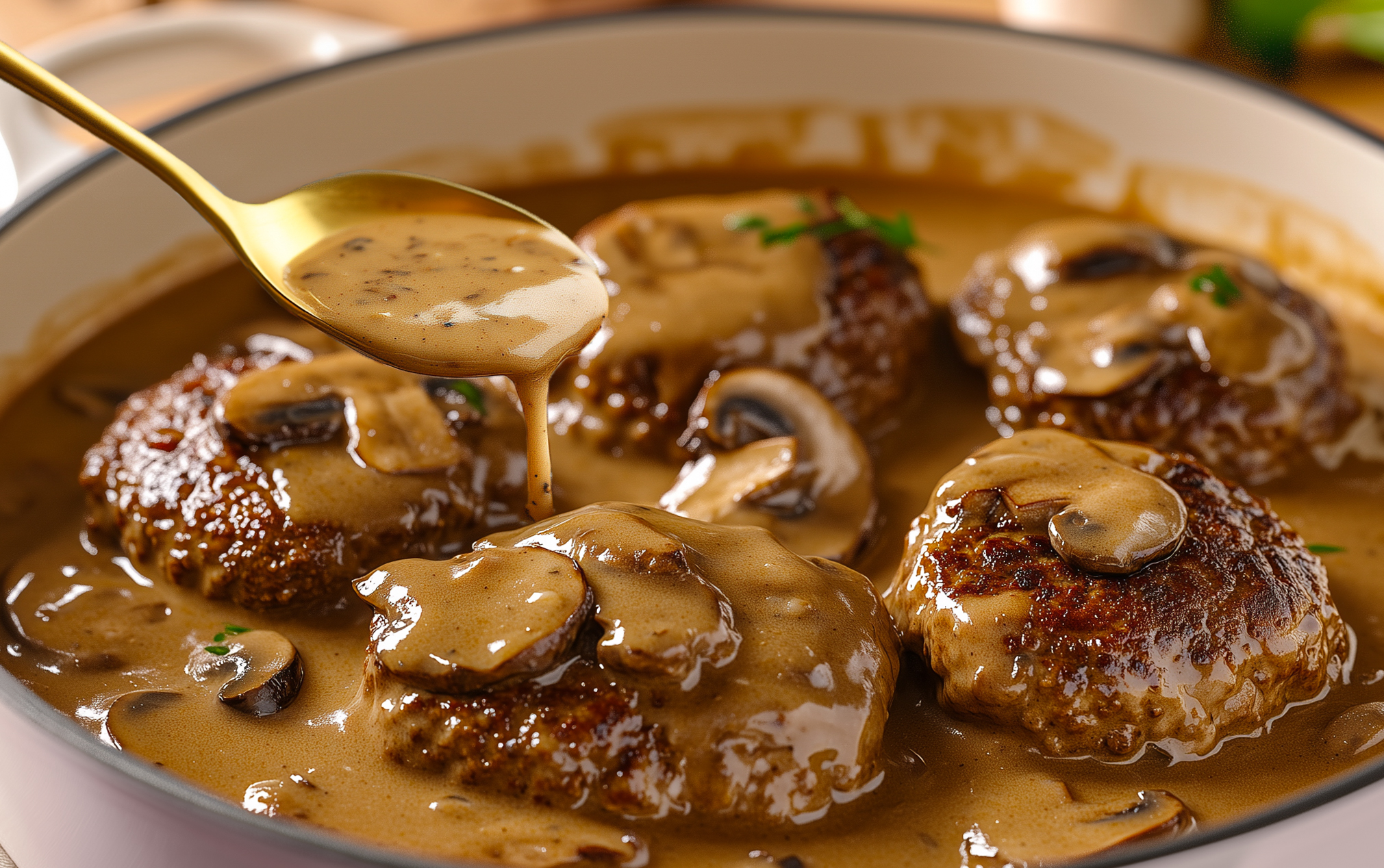 EASY AND INCREDIBLY DELICIOUS Smothered Salisbury Steak