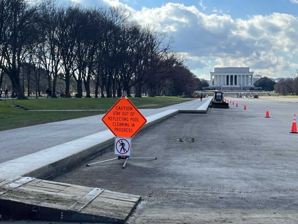 Why is the D.C. Reflecting Pool Empty? - by Emily Miller