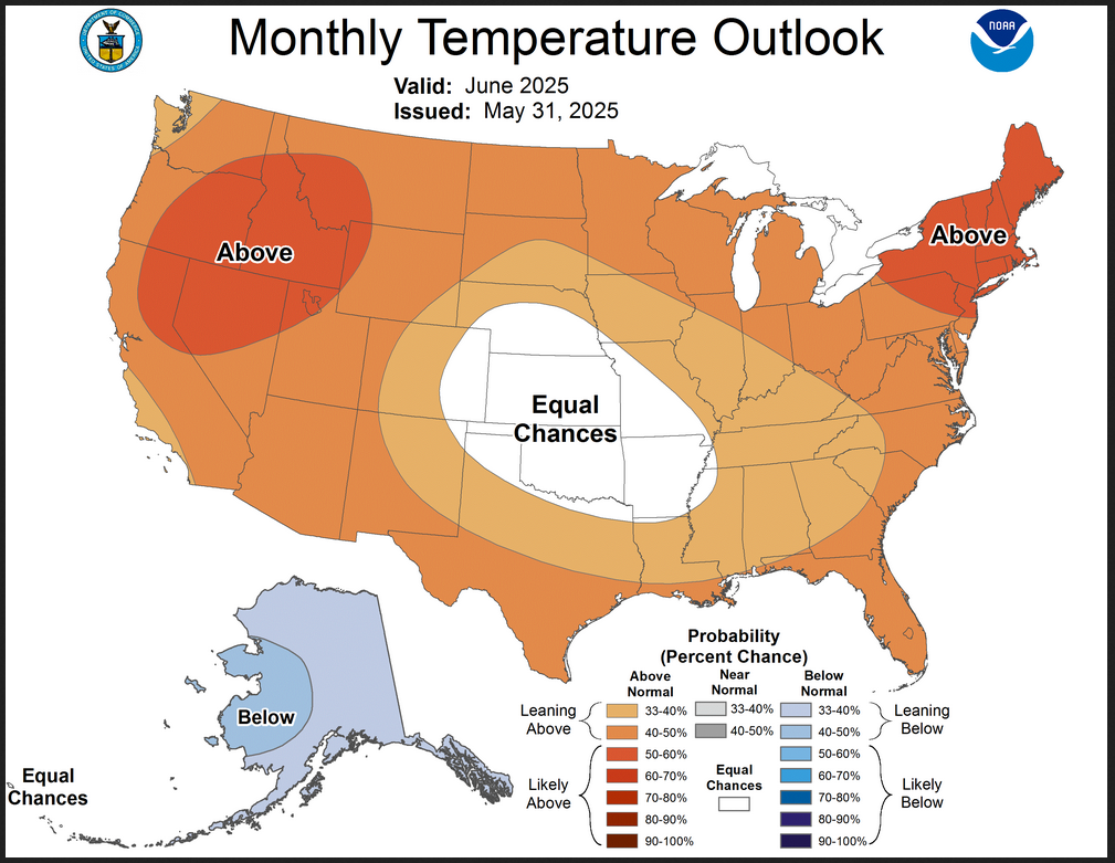 NOAA Drastically Revises its June 2025 Outlook Plus Review of Memorial ...