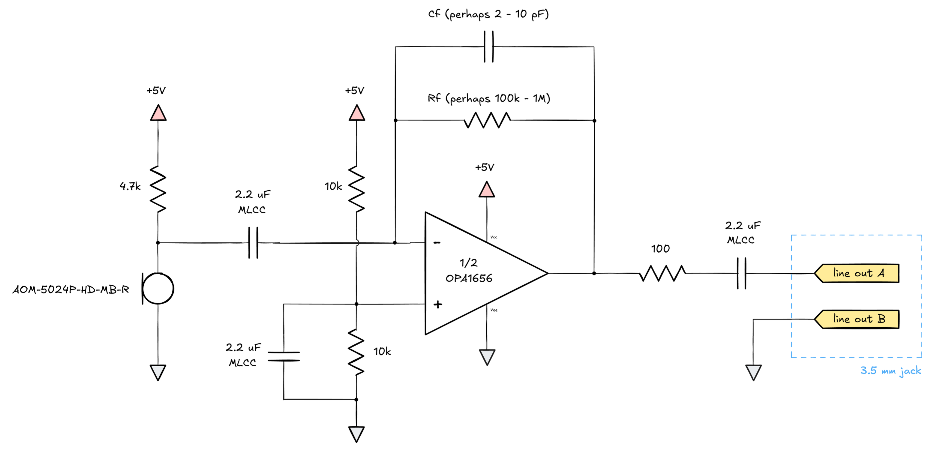 Building a decent microphone amplifier - lcamtuf’s thing