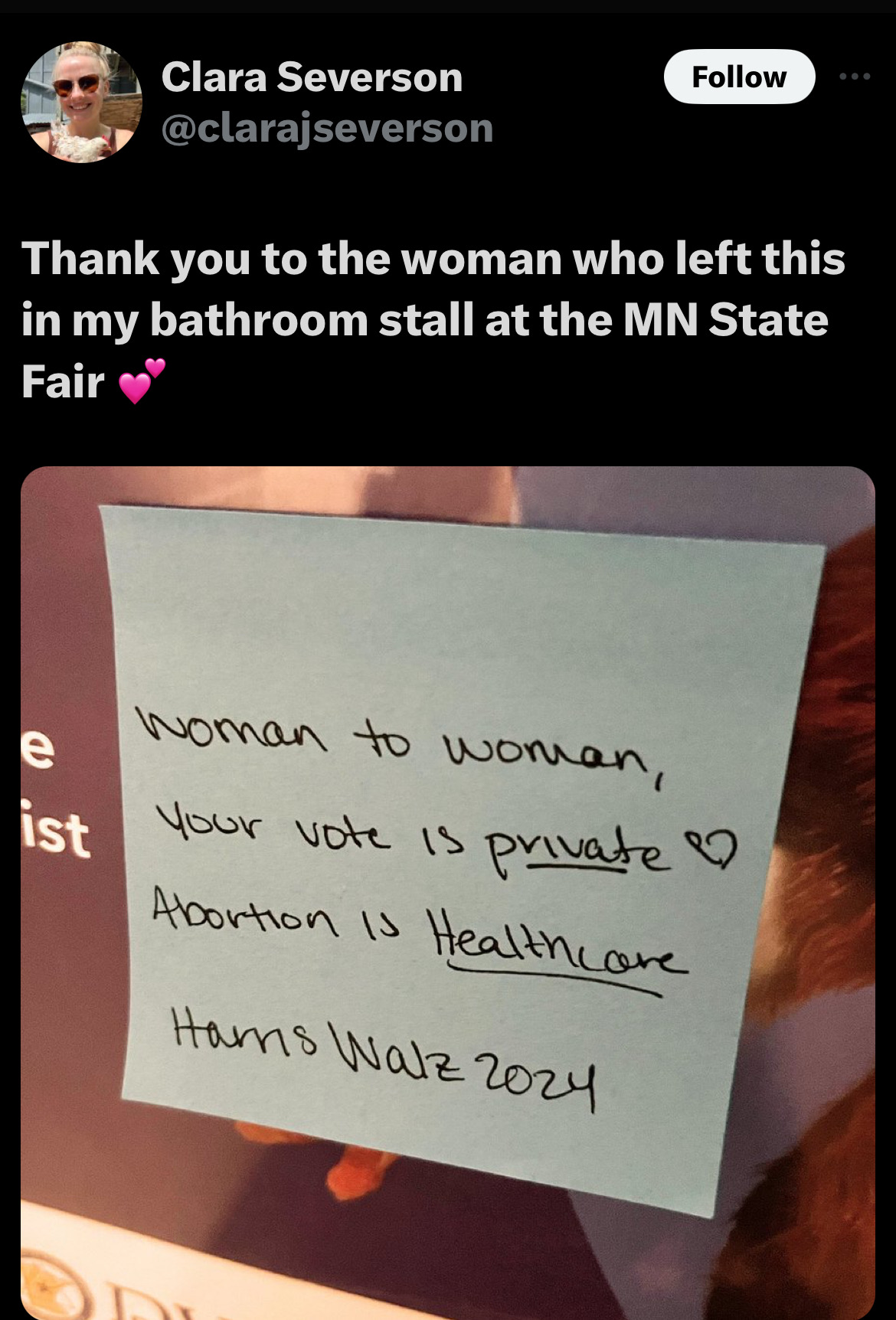 Jess Piper on Substack: "Women are using Post-it notes in public ...