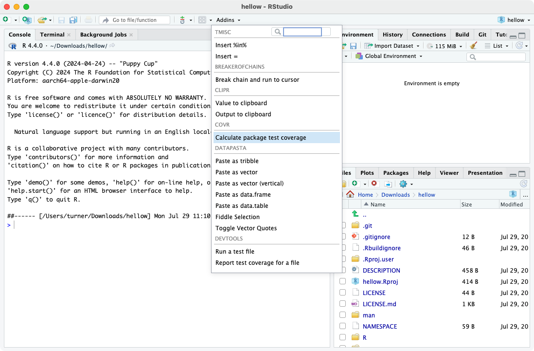 R package development in Positron - by Stephen Turner