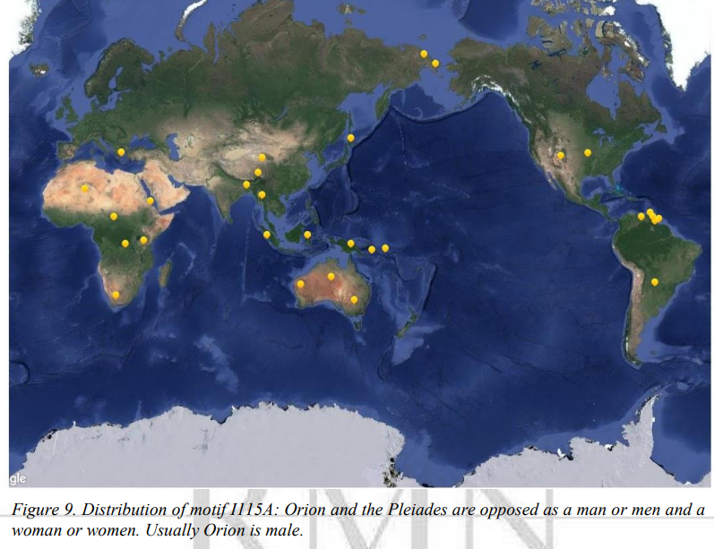 Myths of the Pleiades: evidence of ancient cultural diffusion