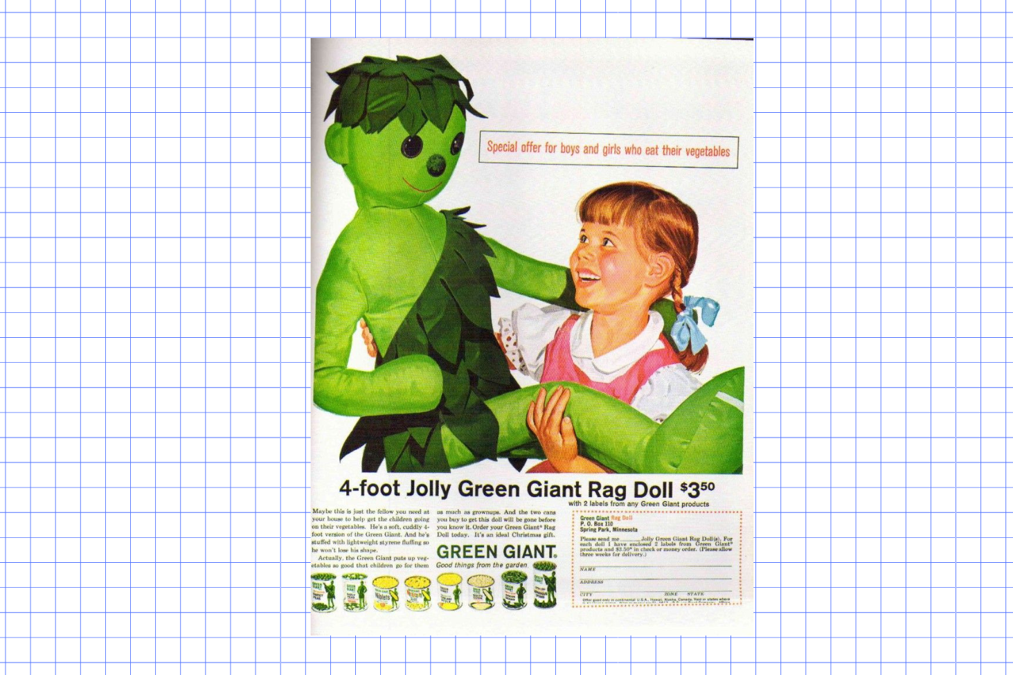 The secrets of the Jolly Green Giant - by Annabel Port