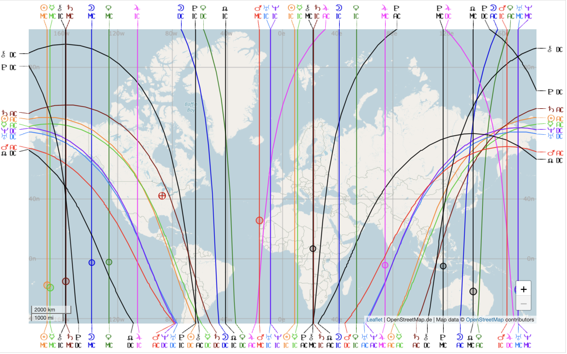 Astrocartography & Relocation Charts - by Alice Bell