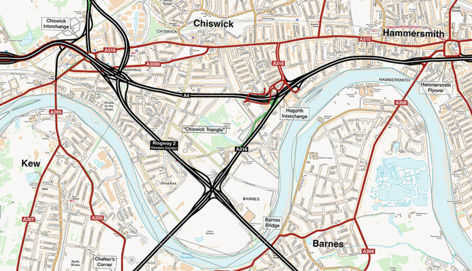 London's Ringways: The first map of the capital's unbuilt motorways