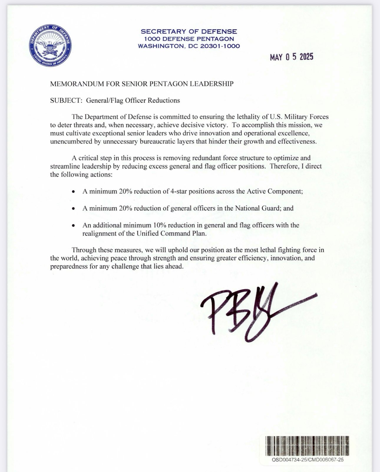 If We are Reducing GOFO Numbers... - CDR Salamander