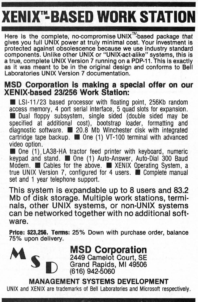 The History of XENIX - by Bradford Morgan White