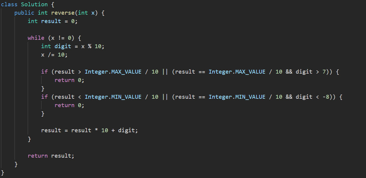 Leetcode 7 Reverse Integer — Solved In Java