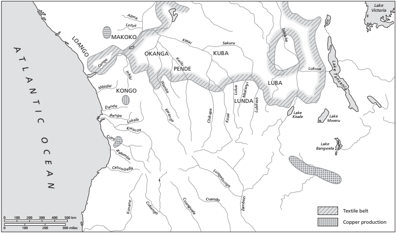 Textile trade and Industry in the kingdom of Kongo: 1483-1914.