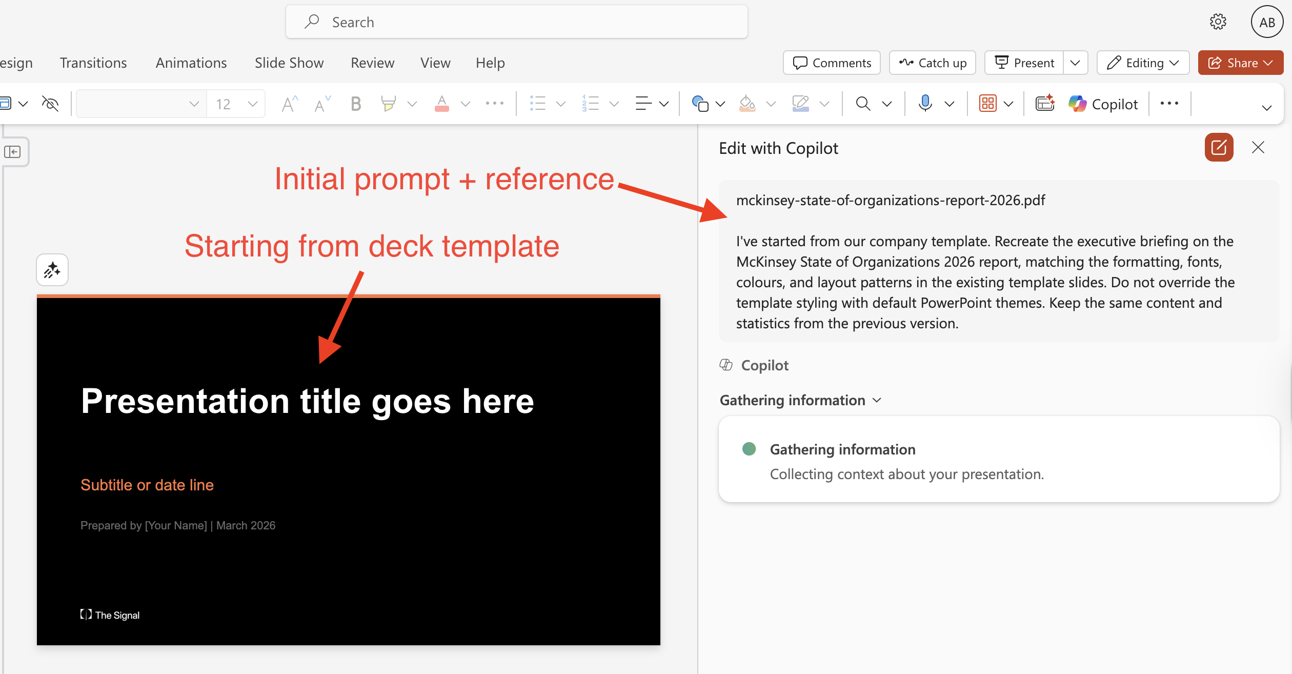 Agent Mode in PowerPoint - by Alex Banks - The Signal