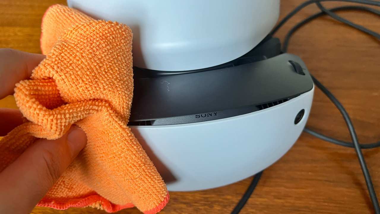How to clean PSVR 2: you'll need a soft, dry cloth