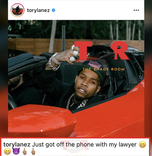 Tory Lanez's DNA false claims in Meg Thee Stallion shooting