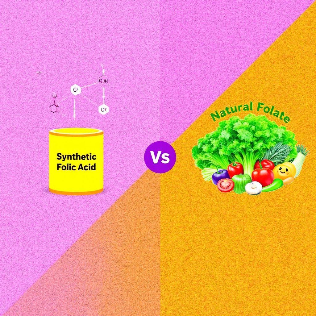 Synthetic Folic Acid vs Natural Folate: Understanding the Difference and Why It Matters