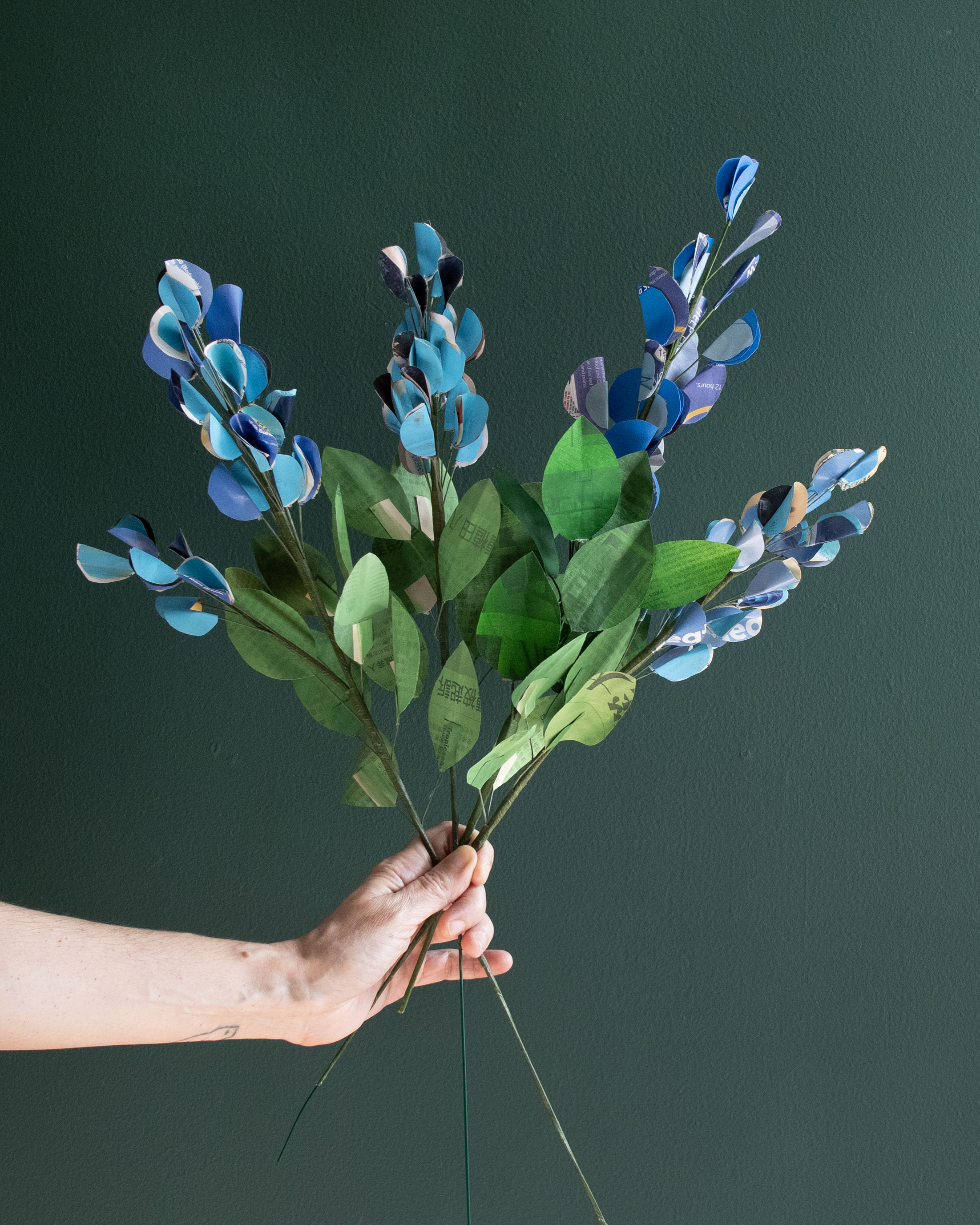 HOW TO: Paper Flowers Using Junk Mail