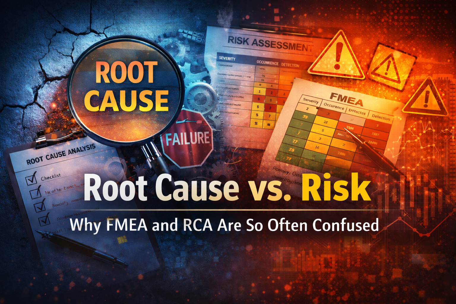 Root Cause vs. Risk: Why FMEA and RCA Are So Often Confused